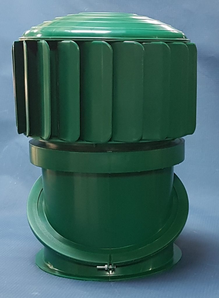 240mm Roof Whirly - Wind Turbine Ventilator - adapted for highly ...