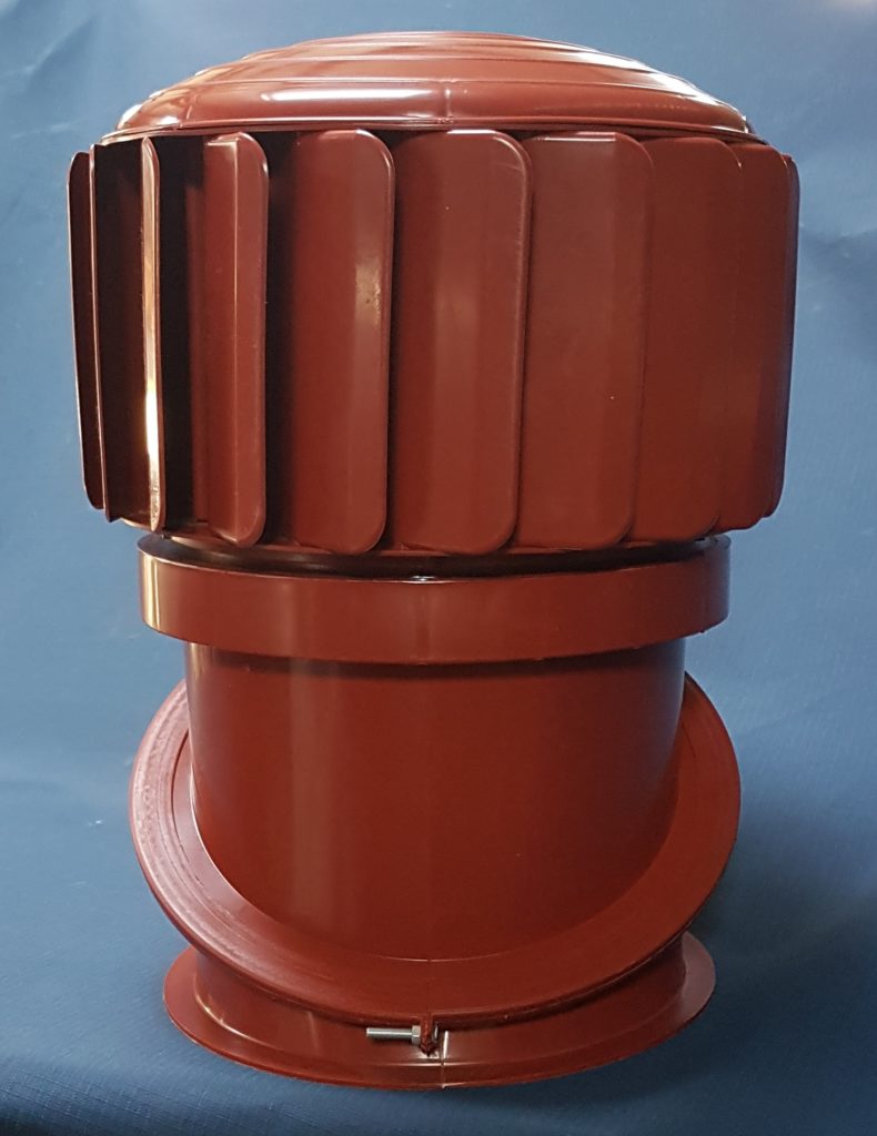 240mm Roof Whirly - Wind Turbine Ventilator - adapted for highly ...